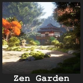 3D model Zen Garden 42 Assets VR / AR / low-poly | CGTrader