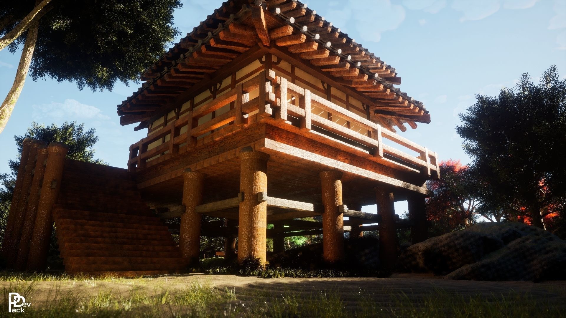 3D model Zen Garden 42 Assets VR / AR / low-poly | CGTrader