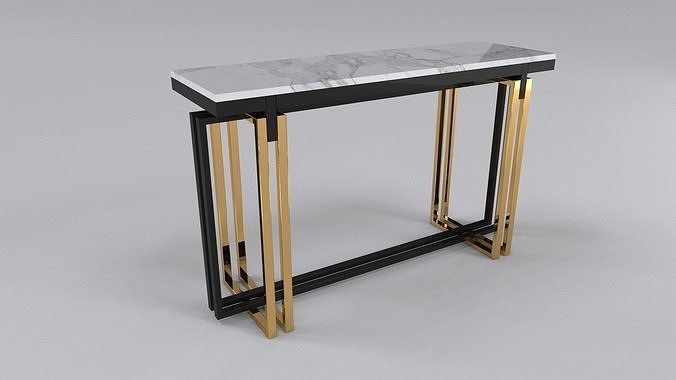 Luxury console table 3D model | CGTrader