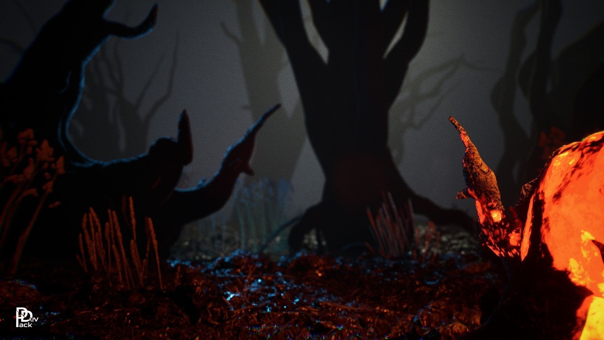 3D model Burnt Forest 20 Assets VR / AR / low-poly | CGTrader