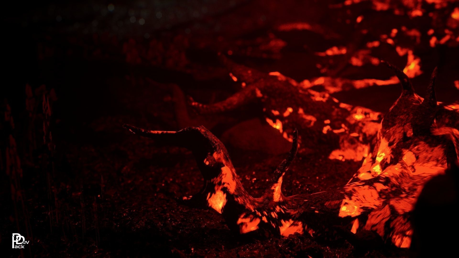 3D model Burnt Forest 20 Assets VR / AR / low-poly | CGTrader