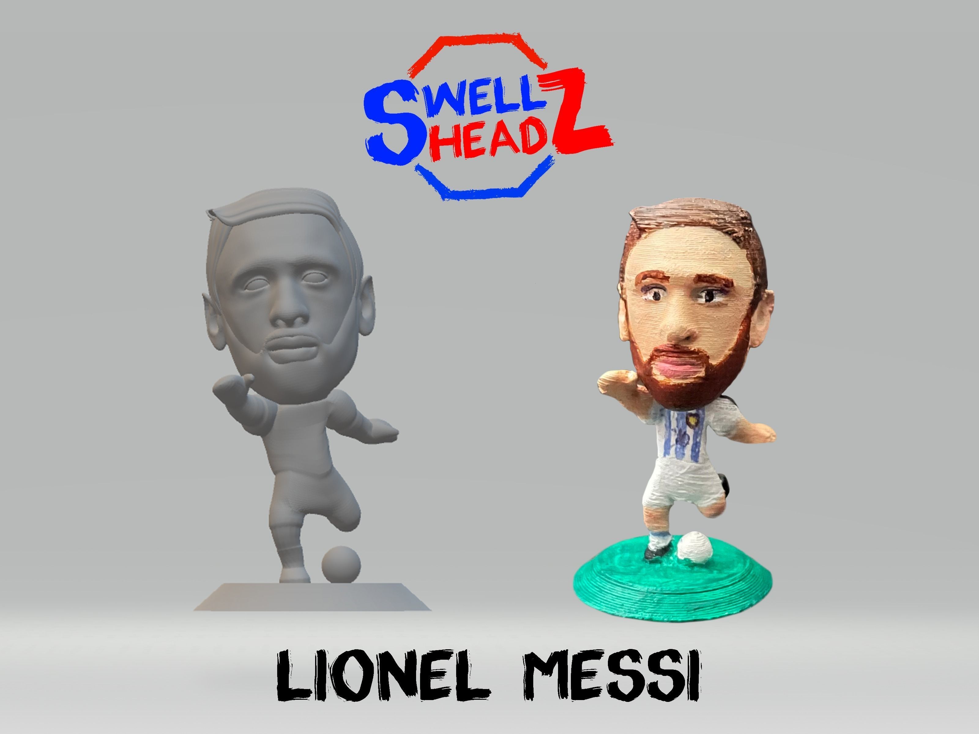 Lionel Messi 3D model 3D printable | CGTrader