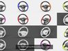 Six Color Steering Wheel Collection | CGTrader