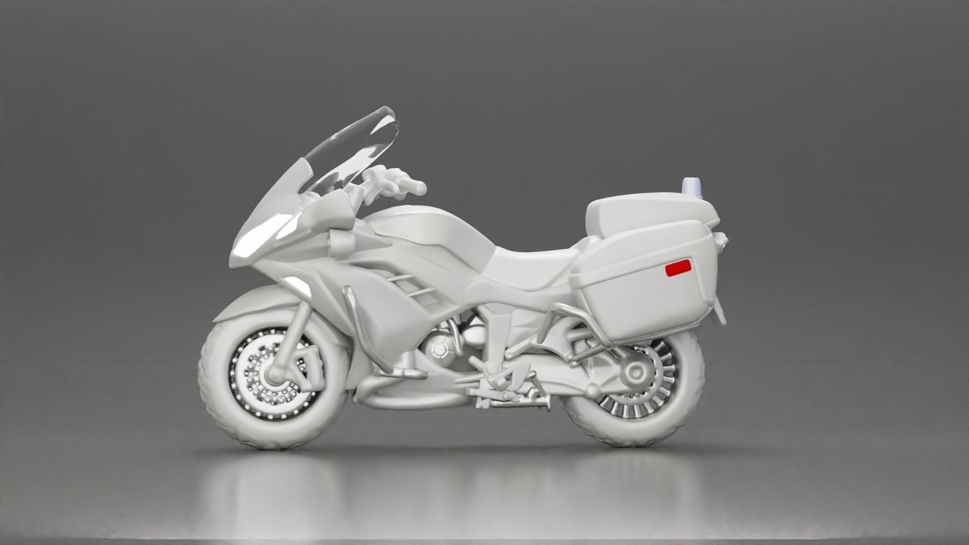 Police Officer riding Police motorbike 3D model 3D printable | CGTrader
