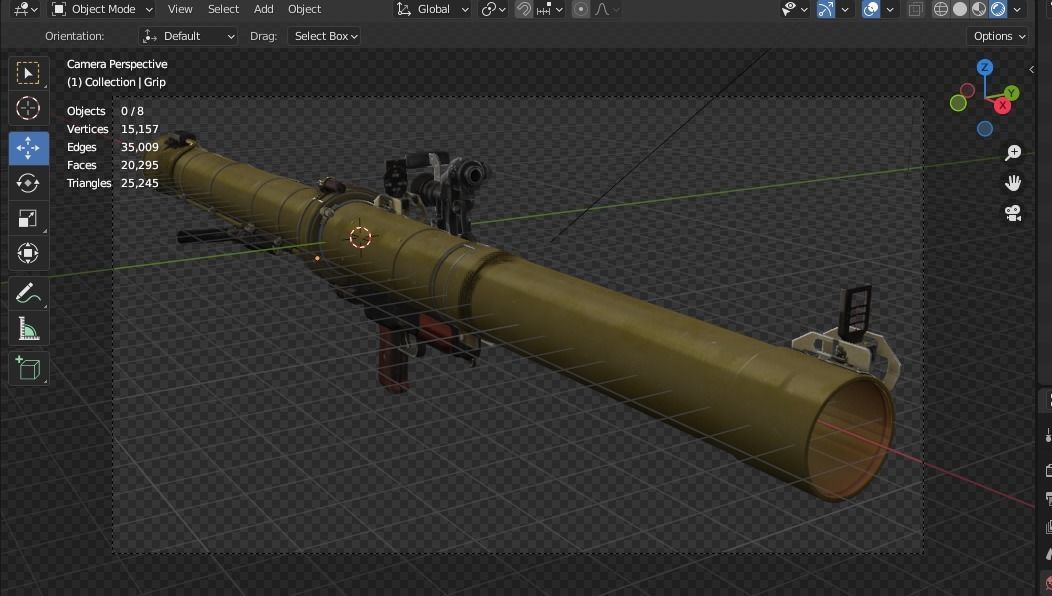 3D model RPG 29 Rocket Launcher 3d model VR / AR / low-poly | CGTrader
