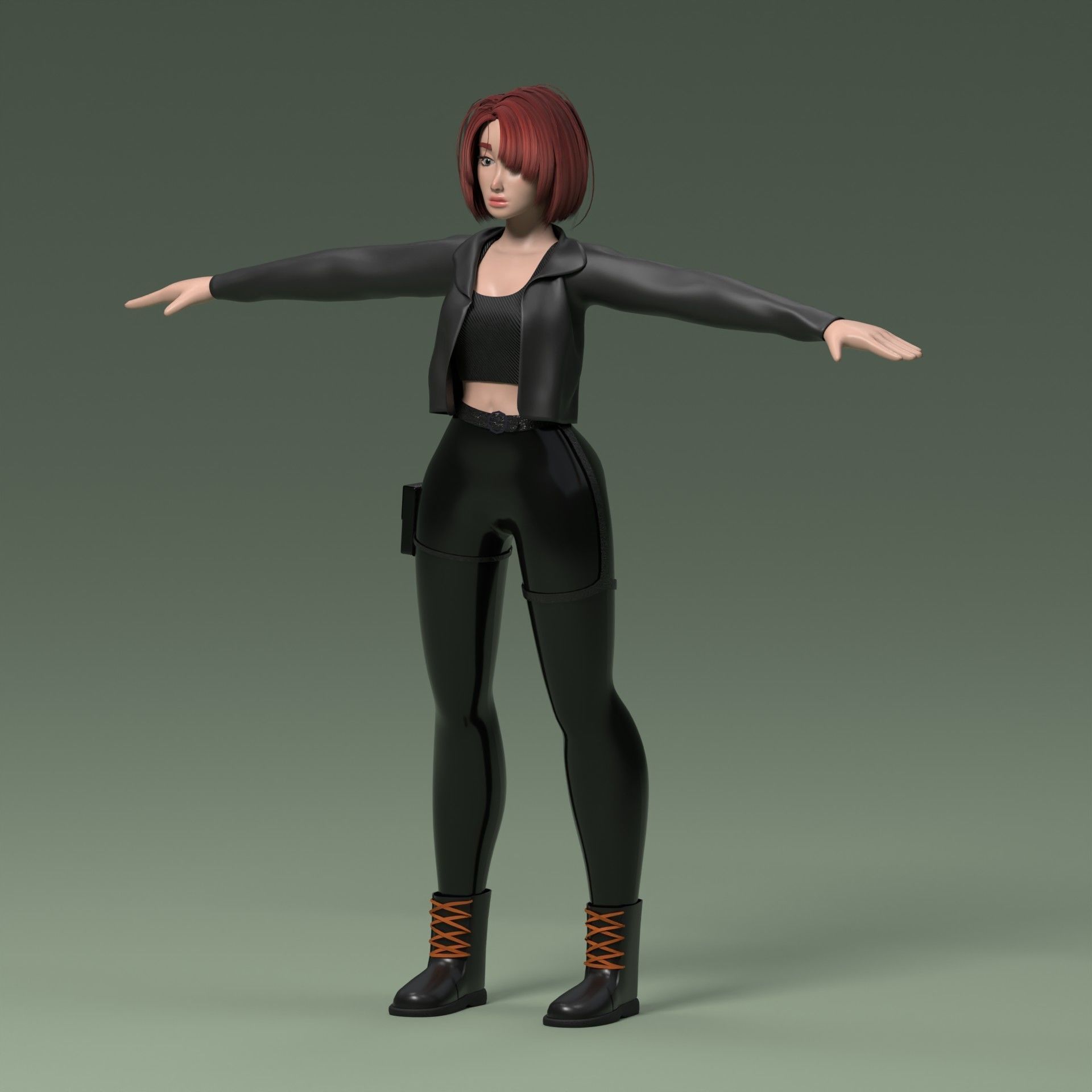 Female 3D Character Full Body free VR / AR / low-poly 3D model | CGTrader