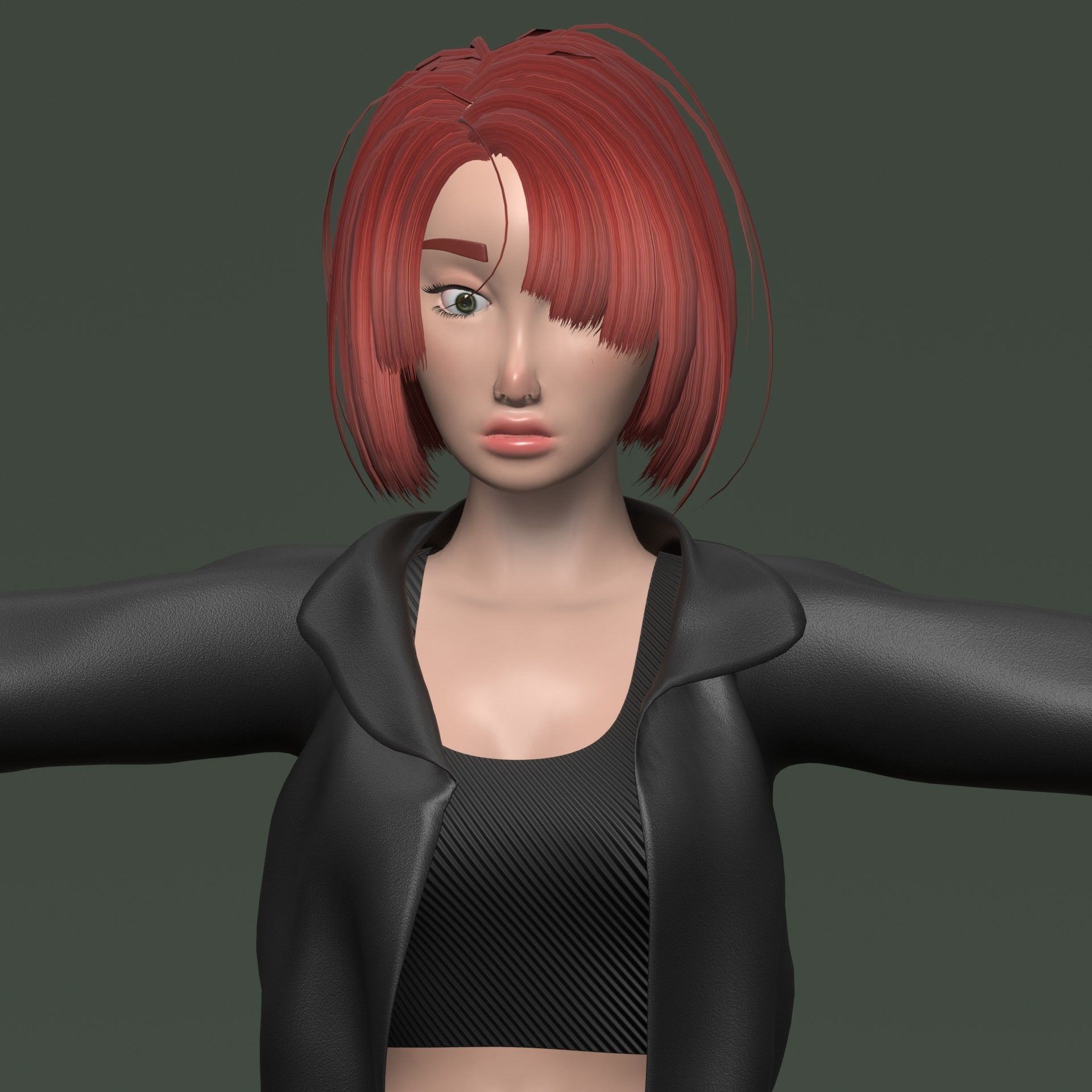 Female 3D Character Full Body free VR / AR / low-poly 3D model | CGTrader