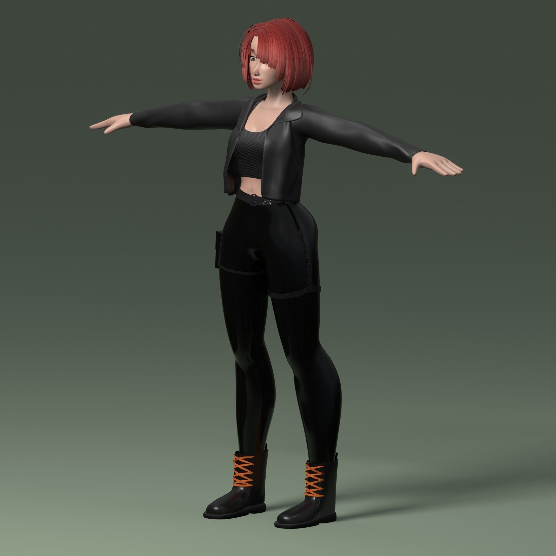 Female 3D Character Full Body free VR / AR / low-poly 3D model | CGTrader