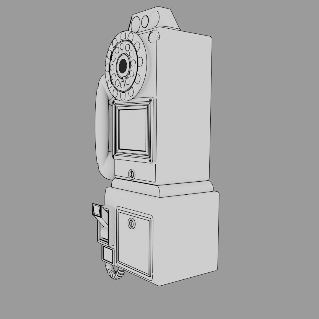 telephone 3D model | CGTrader