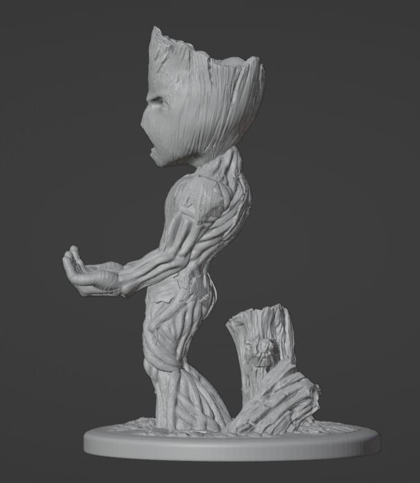 ANGRY GROOT CONTROLLER STAND 3D model 3D printable | CGTrader