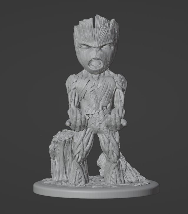 ANGRY GROOT CONTROLLER STAND 3D model 3D printable | CGTrader