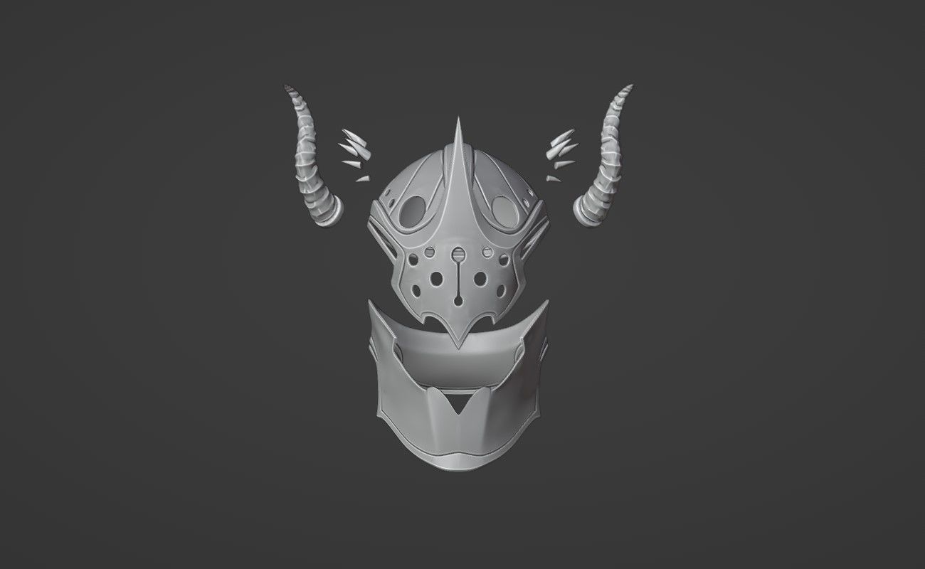 Reiko helmet from MK1 - Crazed Melee 3D model 3D printable | CGTrader