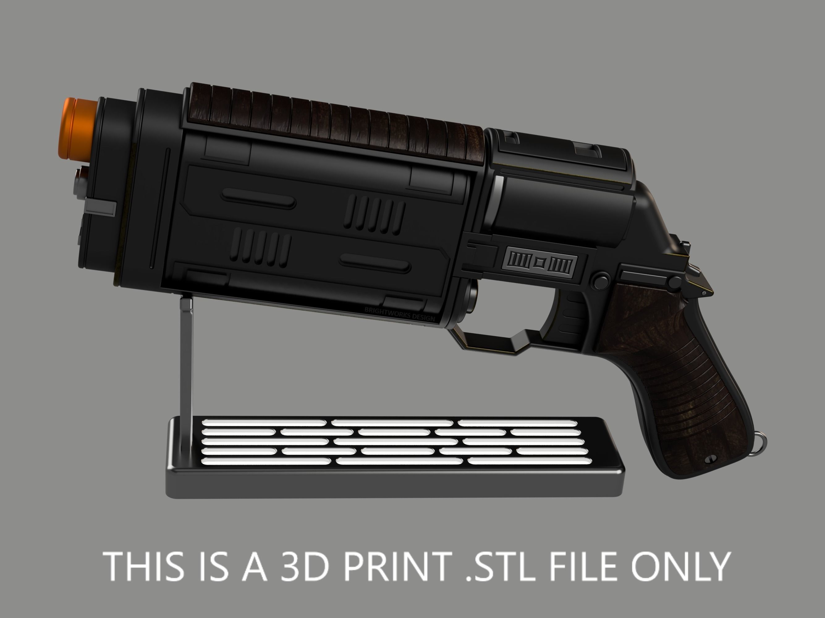 Andor - MW20 Bryar Blaster Pistol - 3D Print STL File 3D model 3D ...
