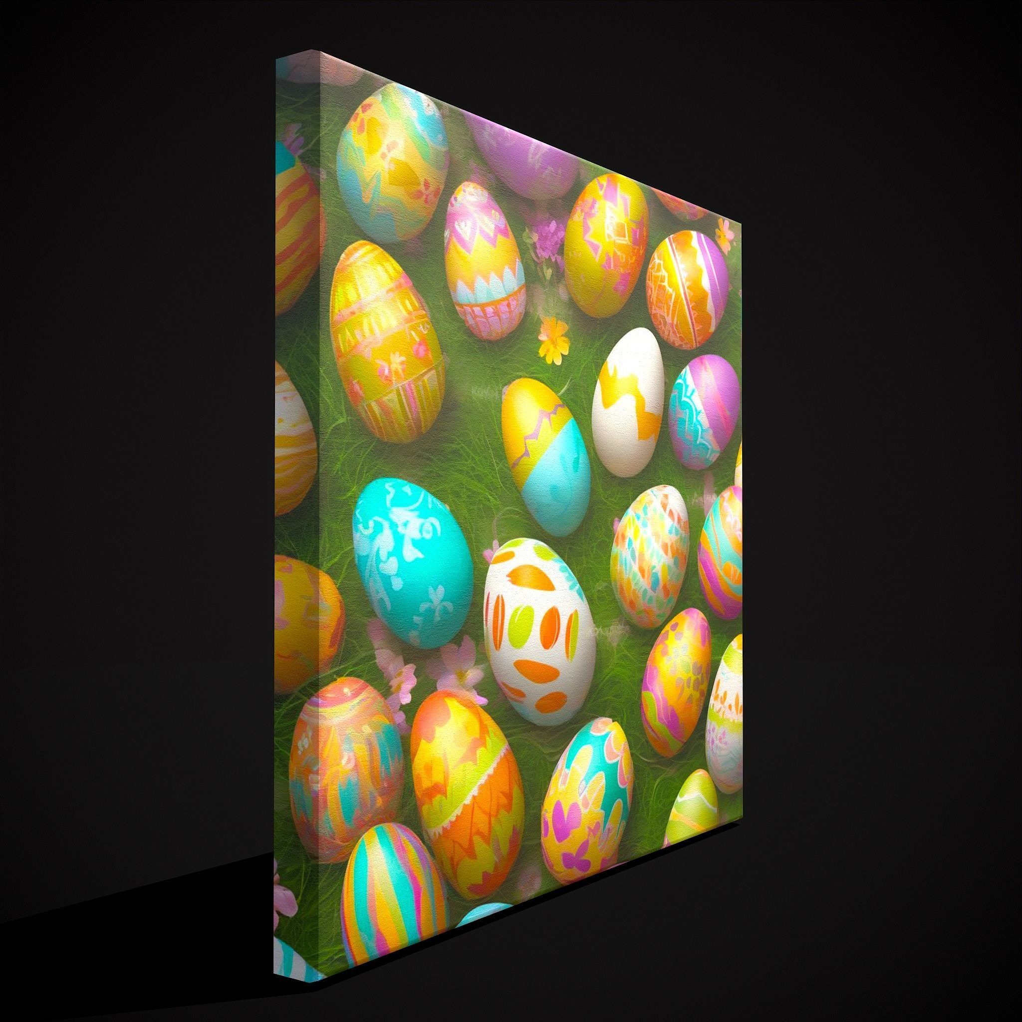 3D model Easter Painting Seven VR / AR / low-poly | CGTrader