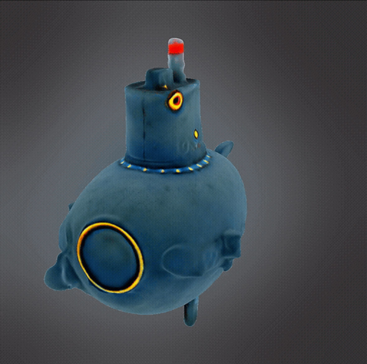 Fish Submarine 3D model 3D printable | CGTrader