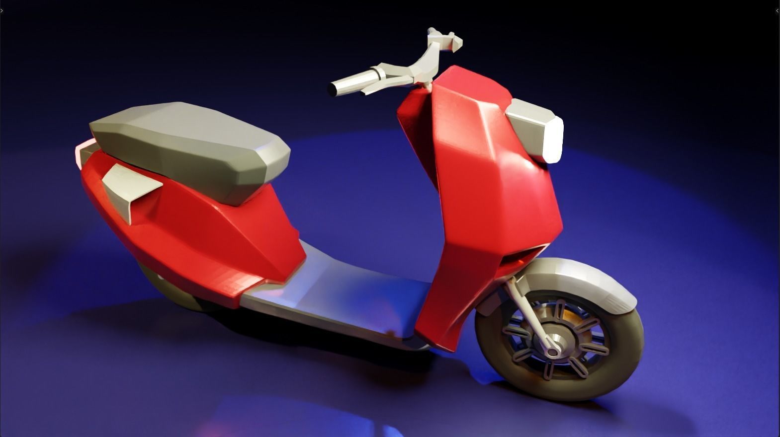 Model Scooter 3D model 3D printable | CGTrader