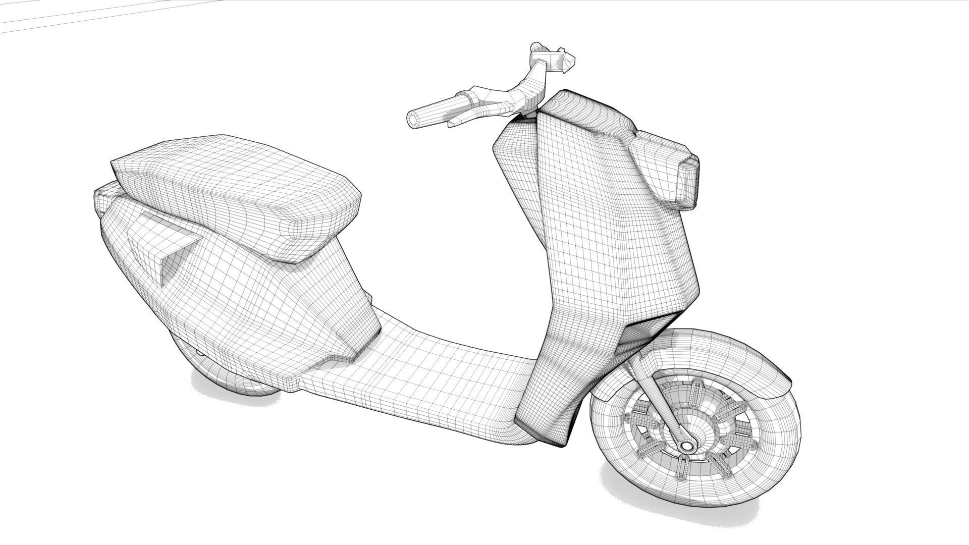 Model Scooter 3D model 3D printable | CGTrader
