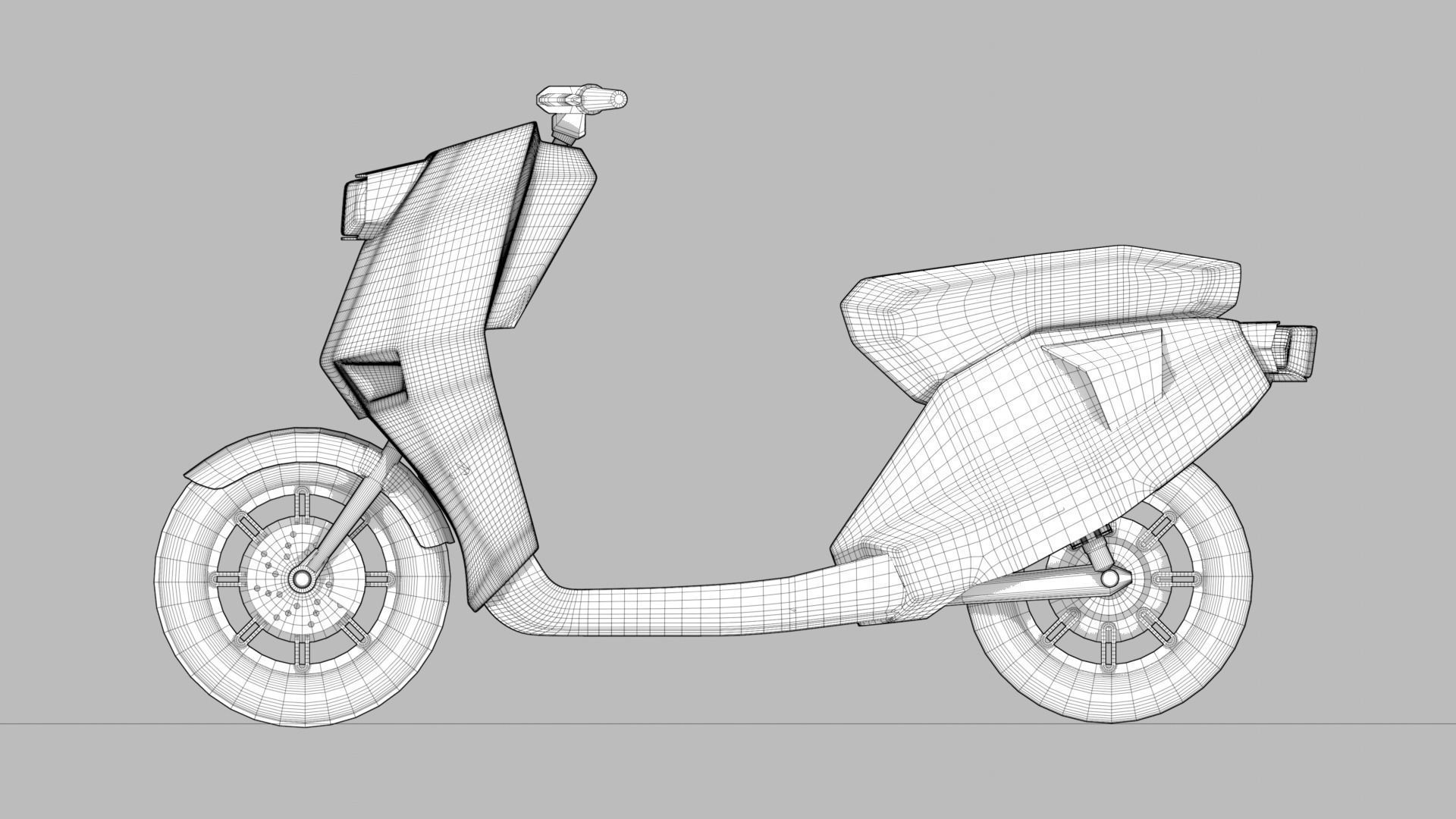 Model Scooter 3D model 3D printable | CGTrader