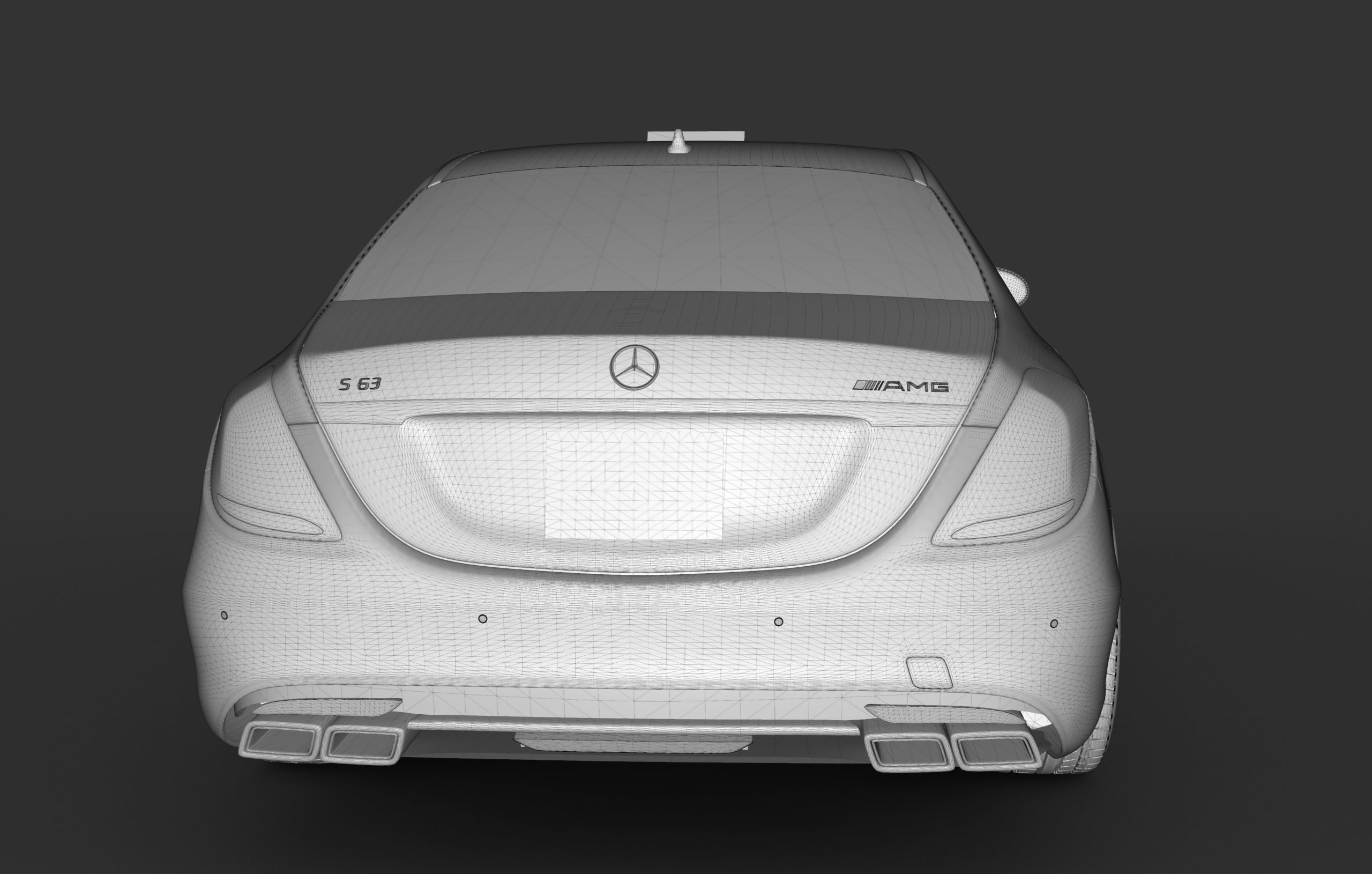 BENZ TAXI free 3D model | CGTrader