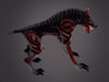 Skinless Zombie Wolf 3D model 3D printable | CGTrader