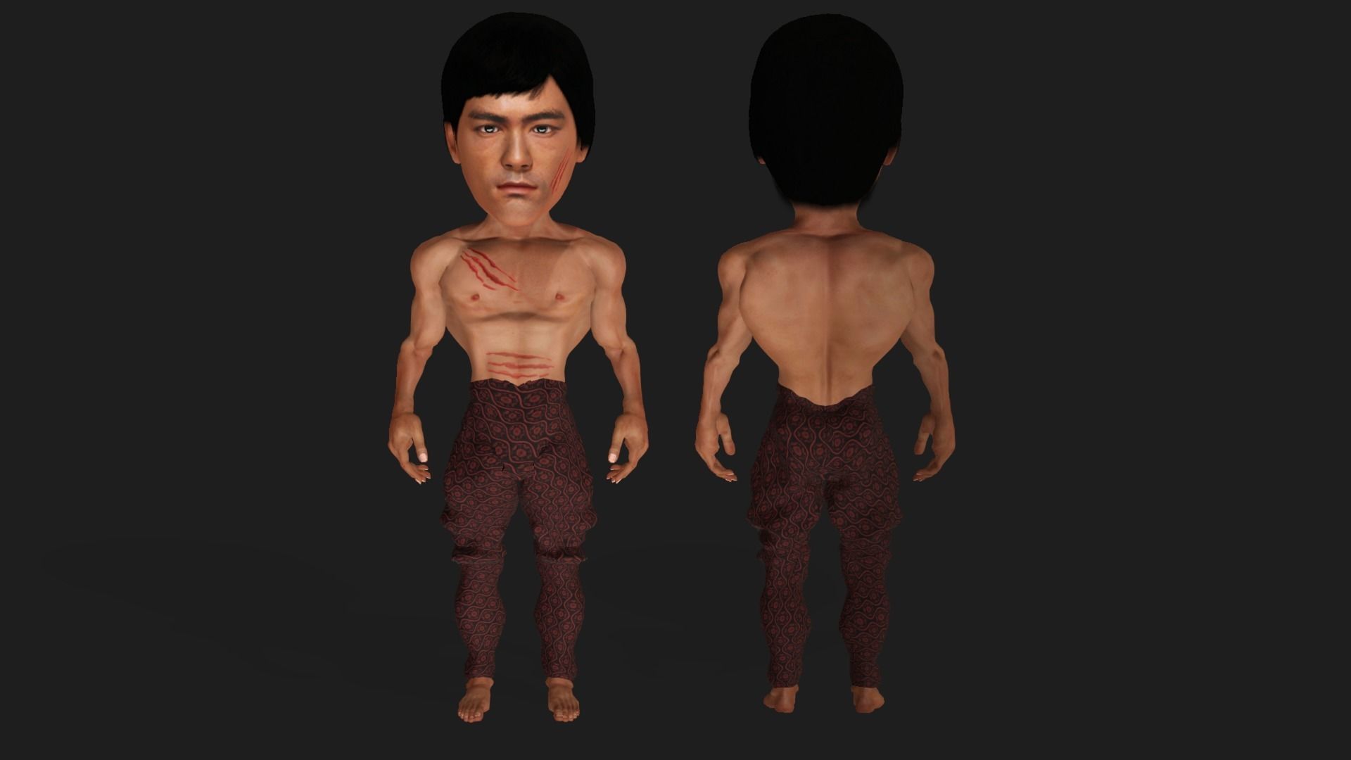 lee lee free 3D model animated | CGTrader