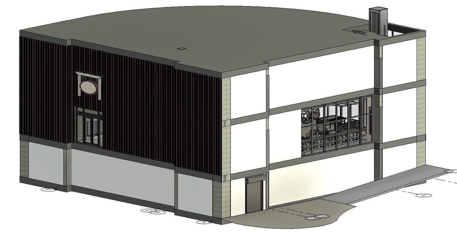 Restourant cafe revit project 3D model | CGTrader