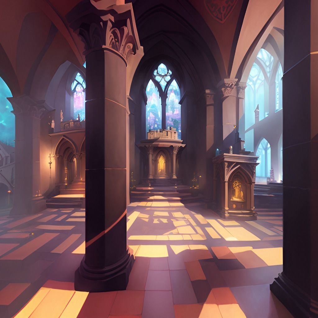 3D model HDRI Skybox Inside Church VR / AR / low-poly | CGTrader
