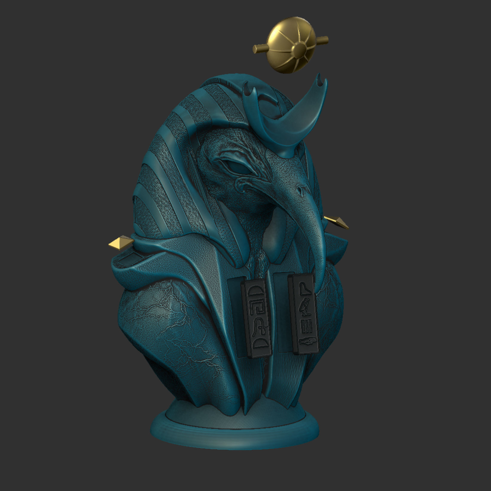 Thoth Egyptian God 3D Model 3D model 3D printable | CGTrader