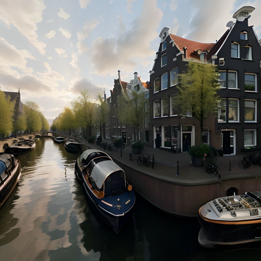 3D model HDRI Skybox Amsterdam Canal VR / AR / low-poly | CGTrader