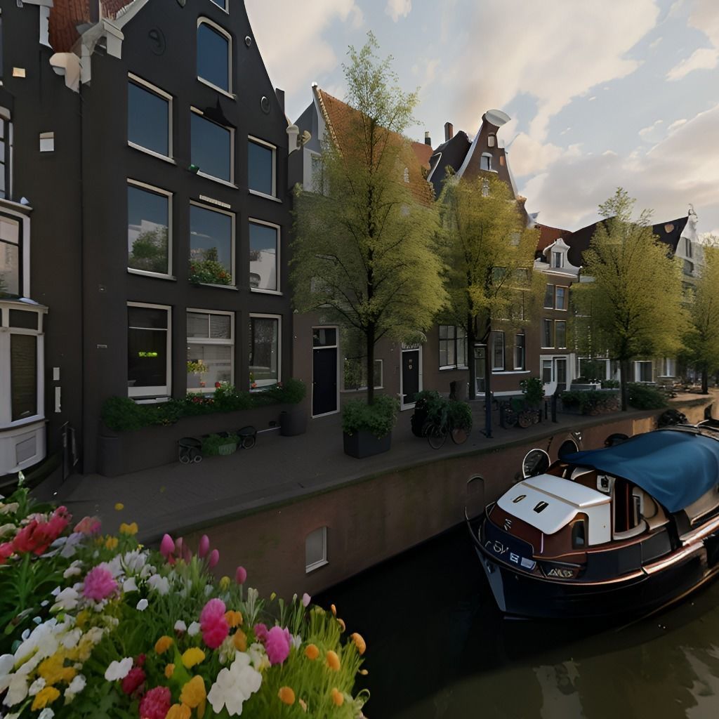 3D model HDRI Skybox Amsterdam Canal VR / AR / low-poly | CGTrader