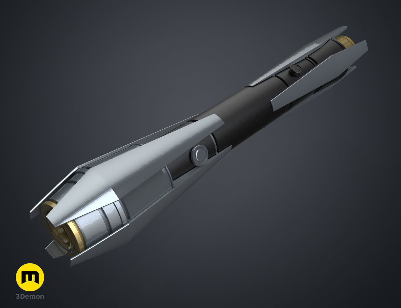 Sifo Dyas lightsaber 3D model 3D printable | CGTrader