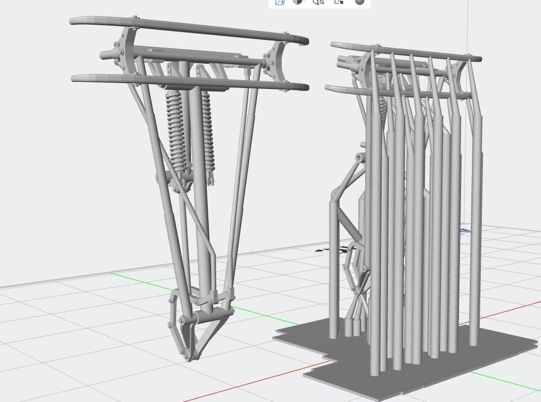 locomotive pantograph 3D model 3D printable | CGTrader