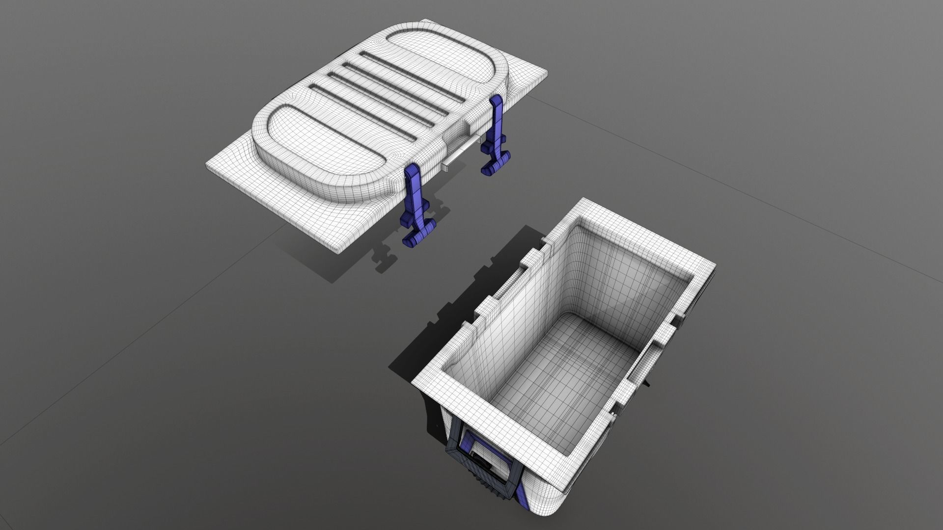 3D model Camping Cooler Box VR / AR / low-poly | CGTrader