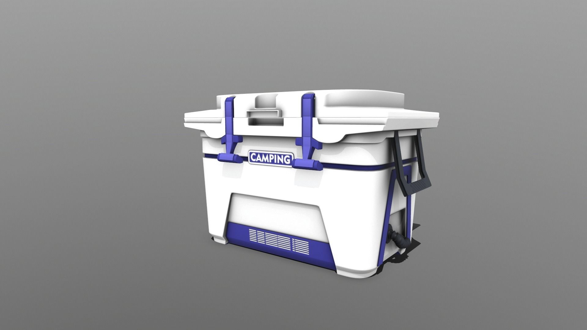 3D model Camping Cooler Box VR / AR / low-poly | CGTrader