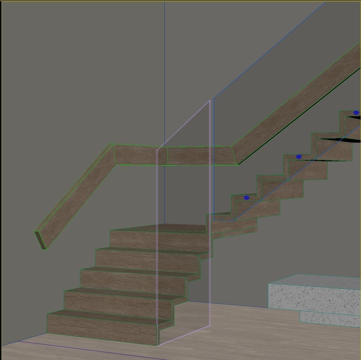 Modern Stairs free 3D model | CGTrader