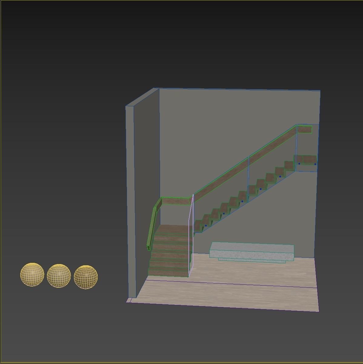 Modern Stairs free 3D model | CGTrader