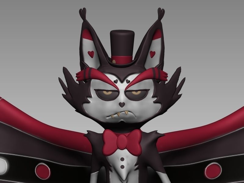 Hazbin Hotel Husk 3D model 3D printable | CGTrader