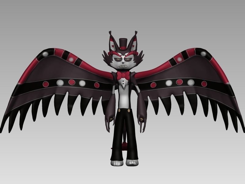 Hazbin Hotel Husk 3D model 3D printable | CGTrader