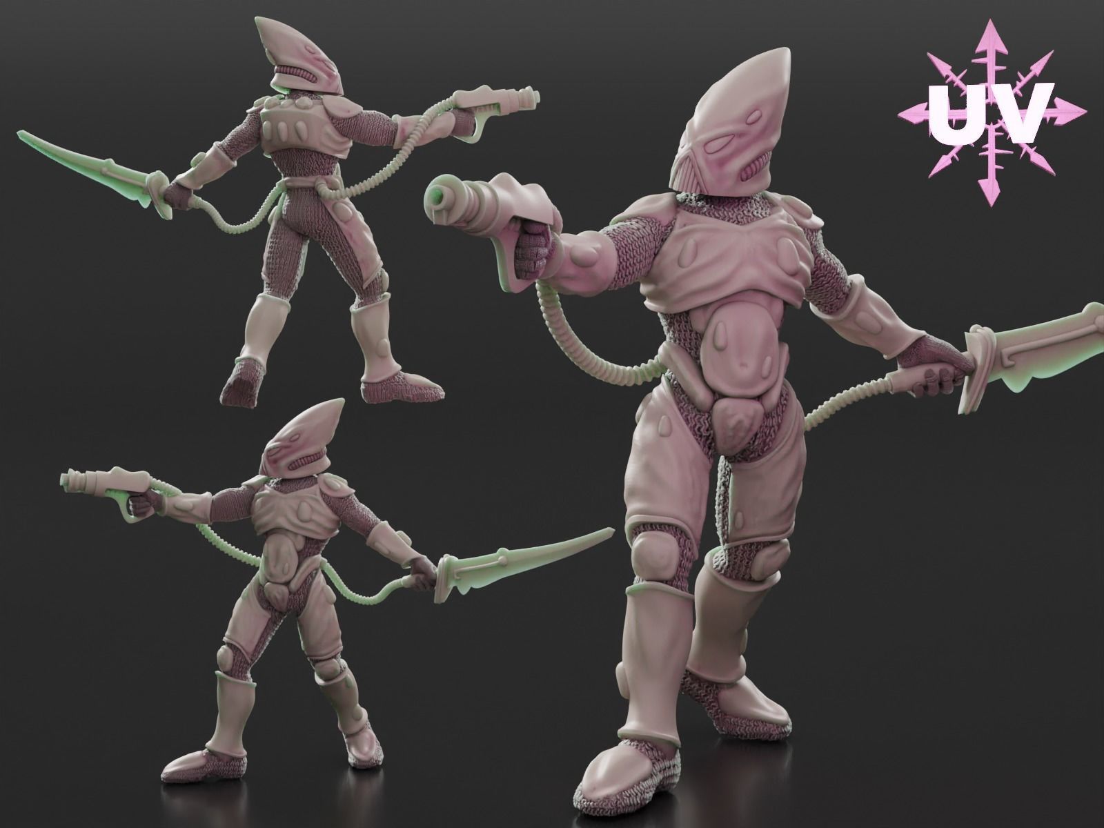 Eldar Pirate free 3D model 3D printable | CGTrader