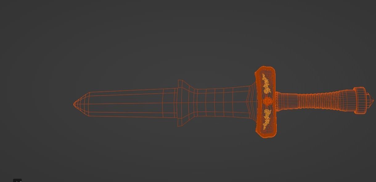 Modular Two Handed Sword Mid Poly 3D model | CGTrader