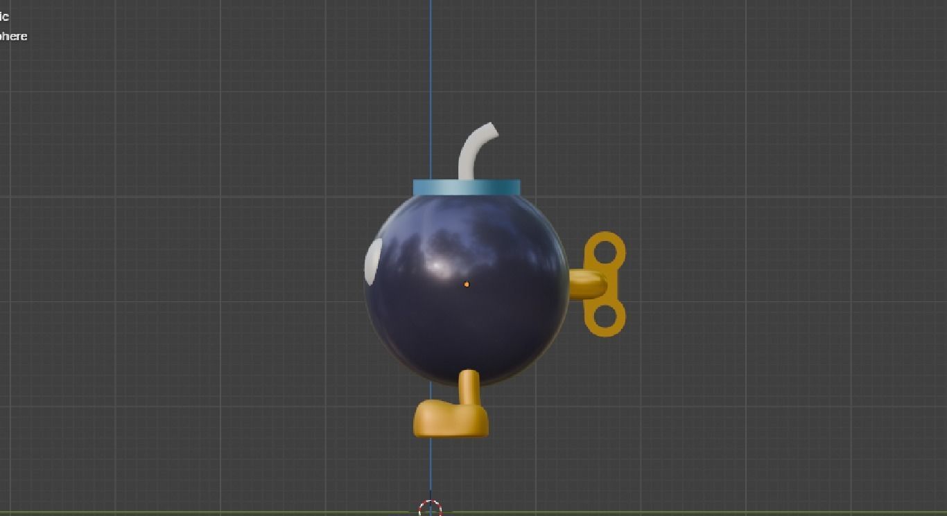 Bob-Omb Super Mario Bros 3D Model free VR / AR / low-poly 3D model ...