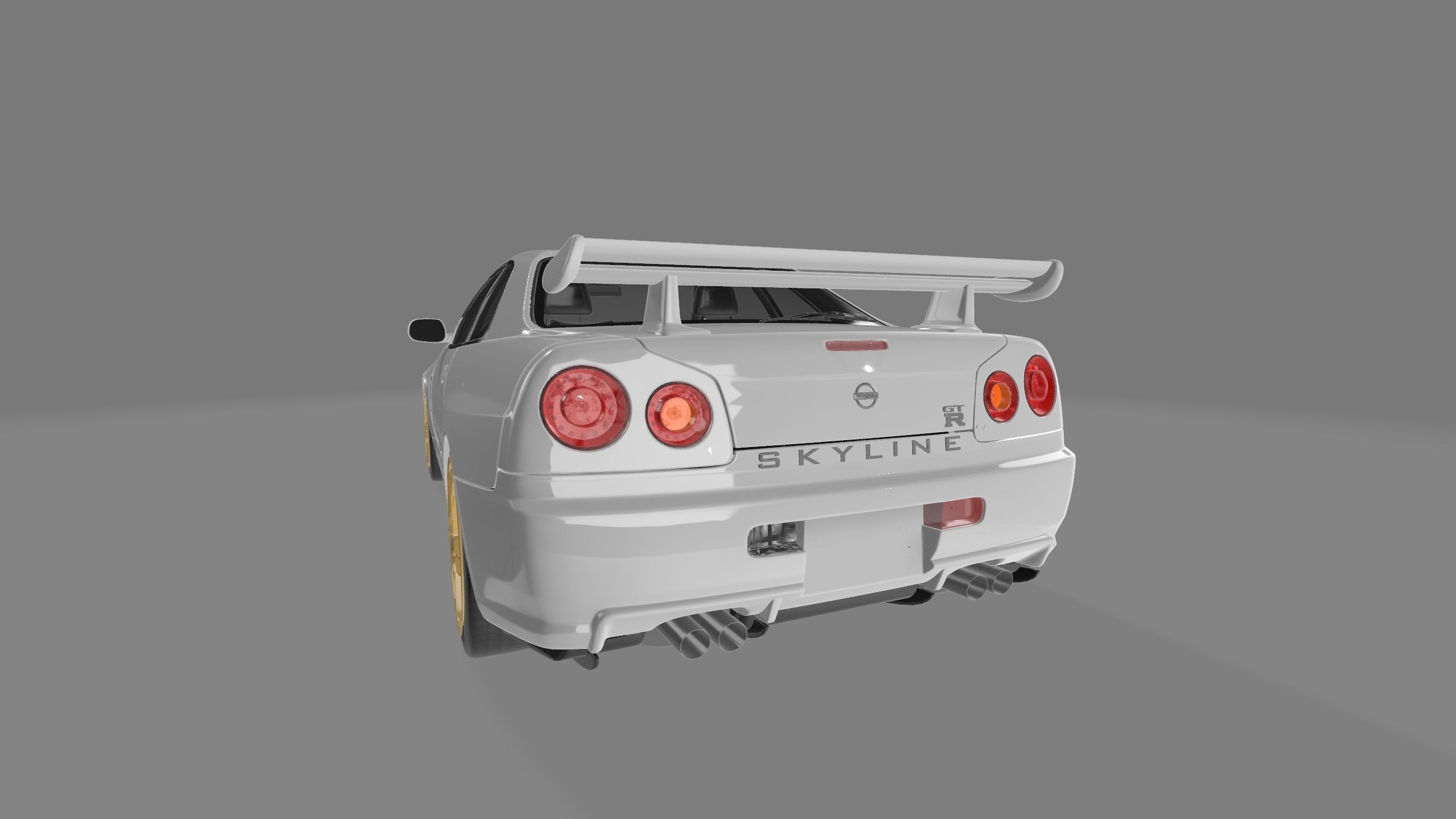 Skyline GT-R R34 2001 3D model | CGTrader