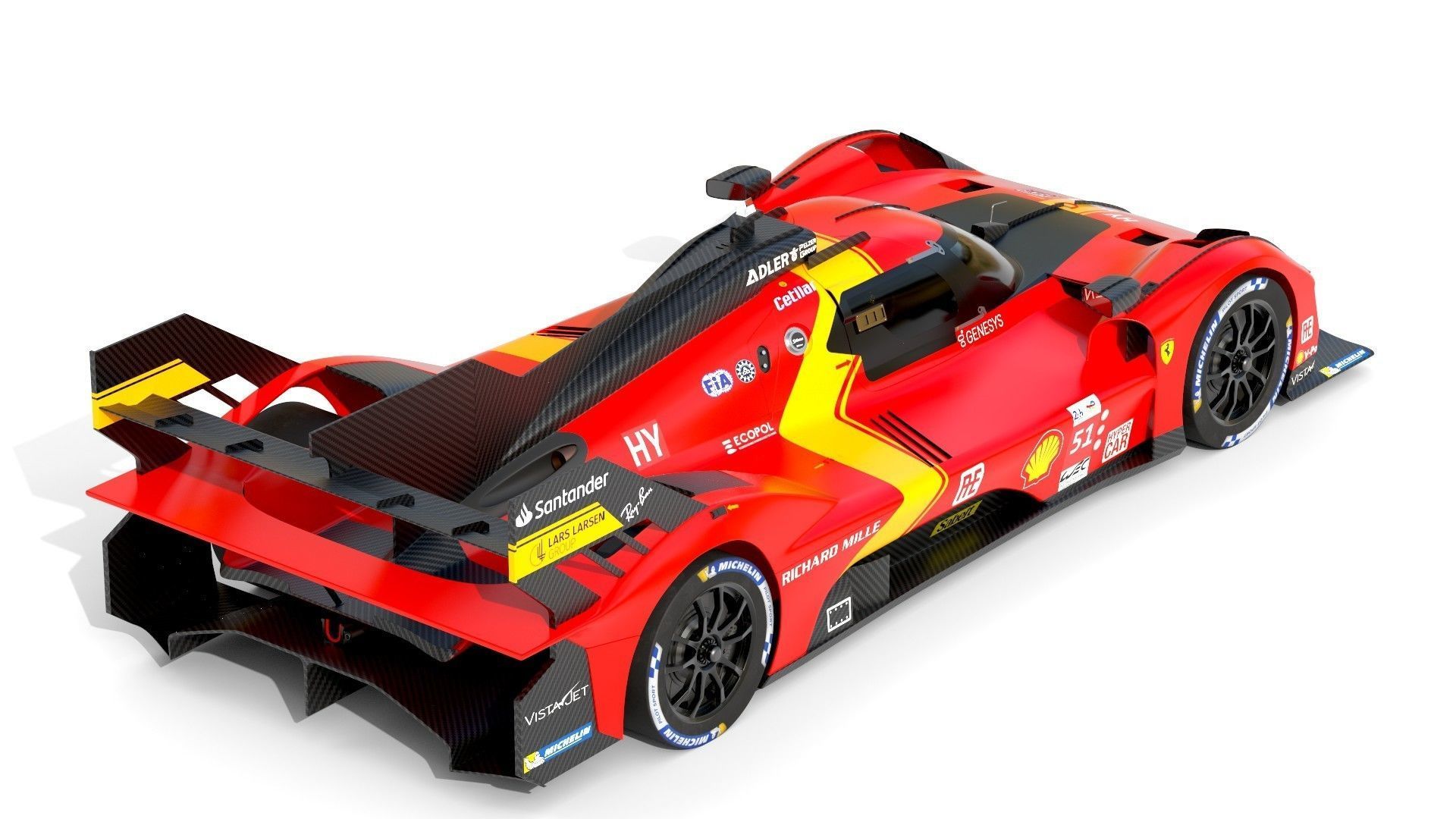 Ferrari 499P 2023 3D model | CGTrader