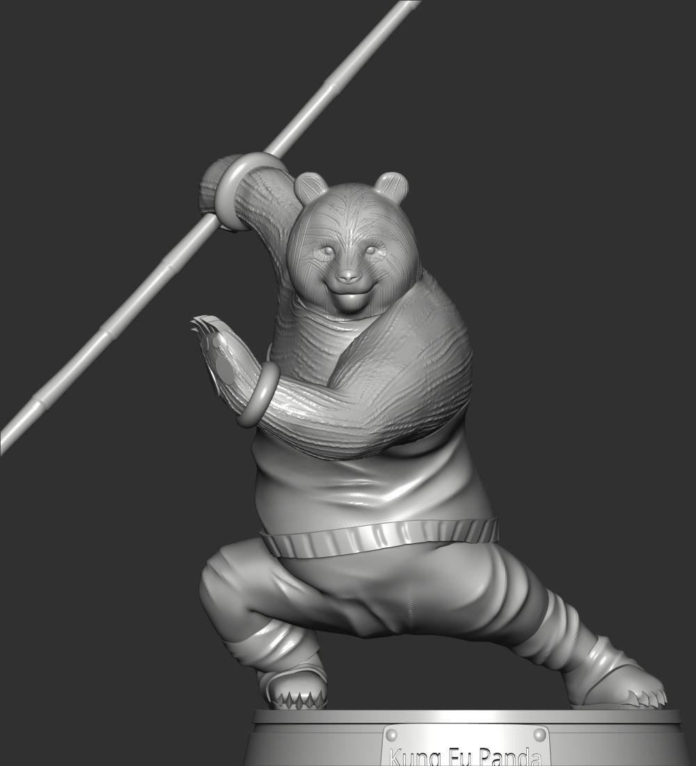 Kung Fu Panda 3D model 3D printable | CGTrader