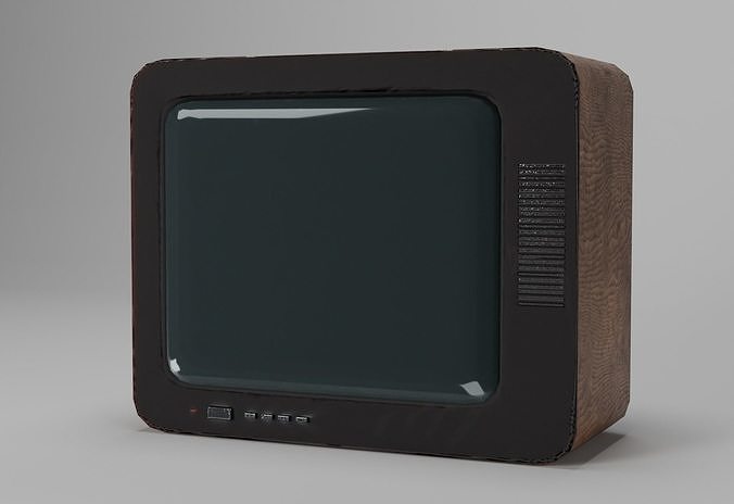 3D model old Soviet TV VR / AR / low-poly | CGTrader