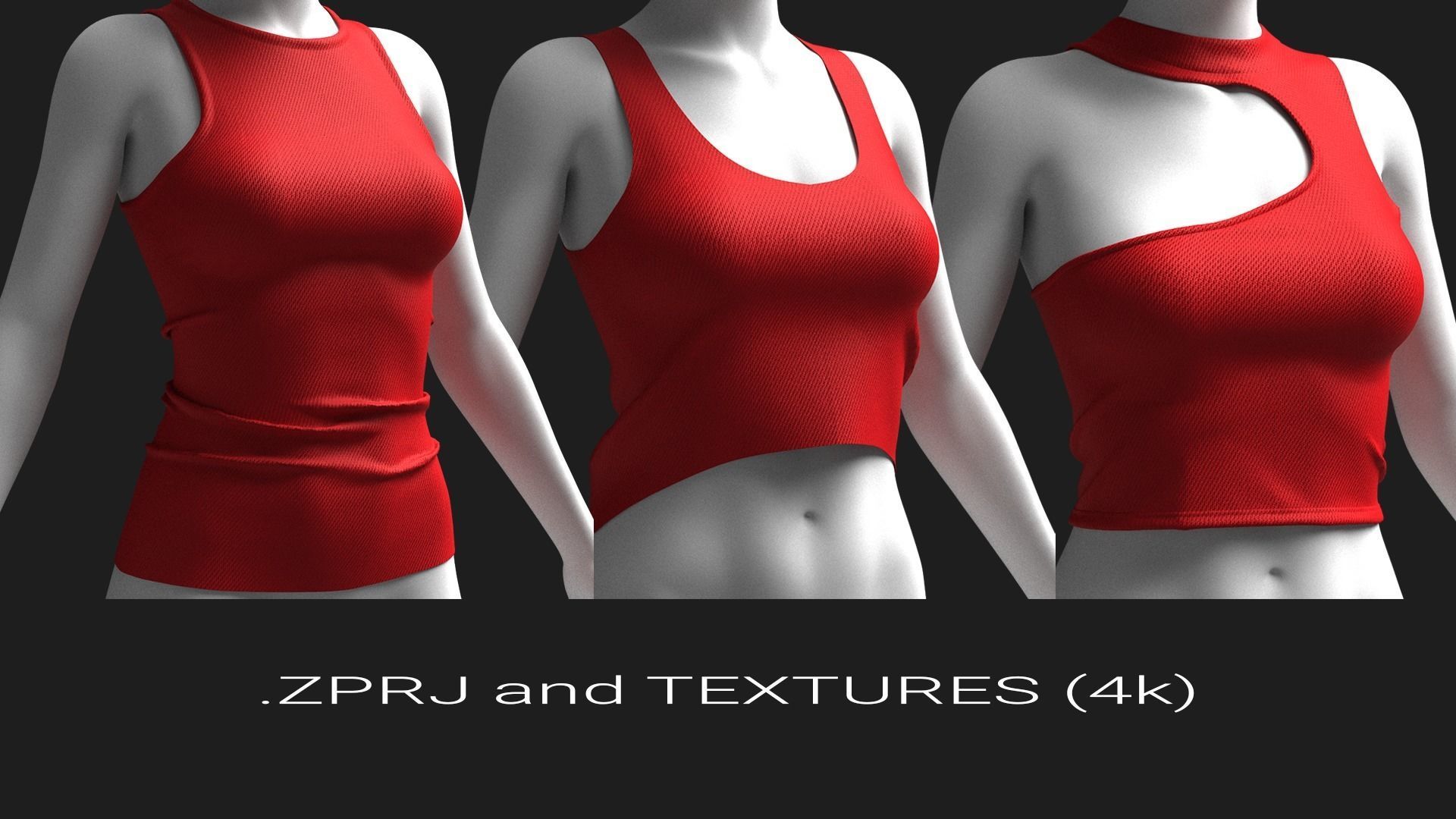 Tank Top Collections free 3D model | CGTrader