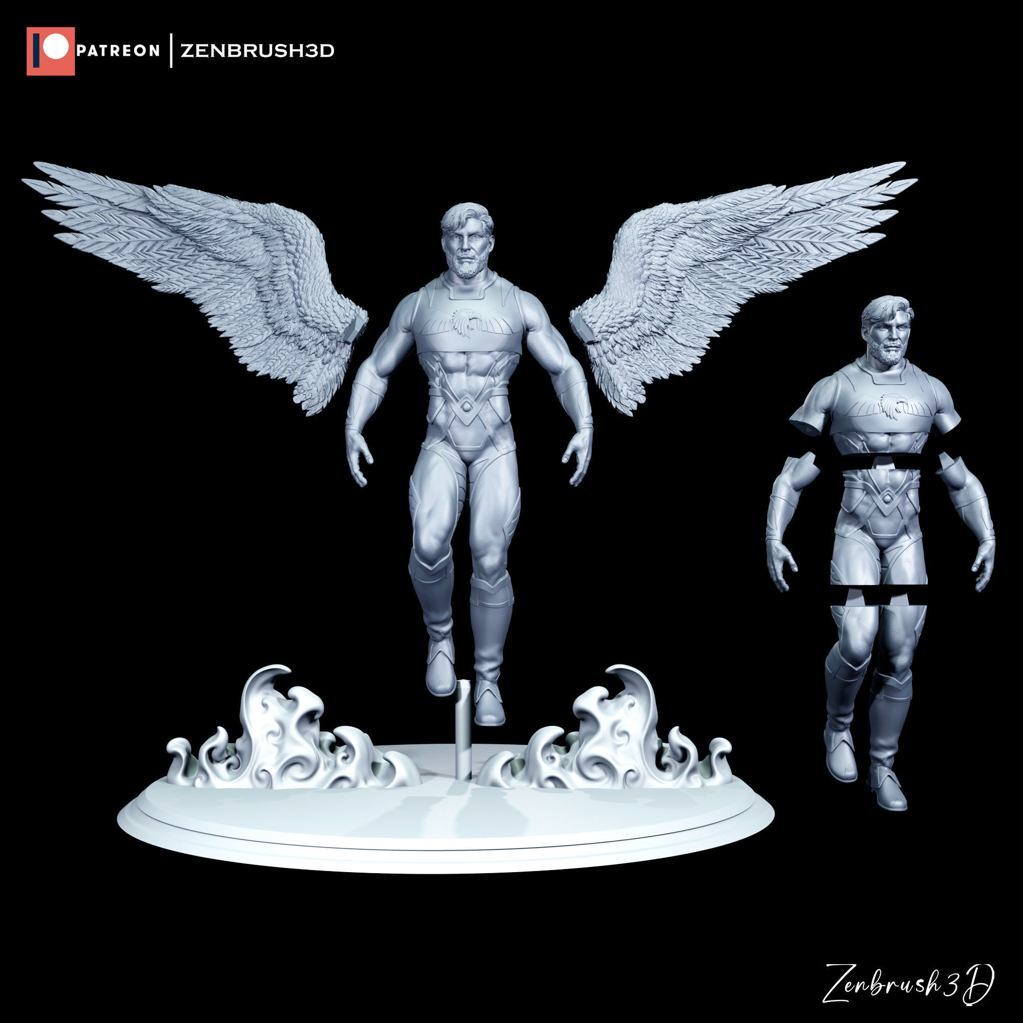 ANGEL - ARCHANGEL- 3D PRINTING 3D model 3D printable | CGTrader