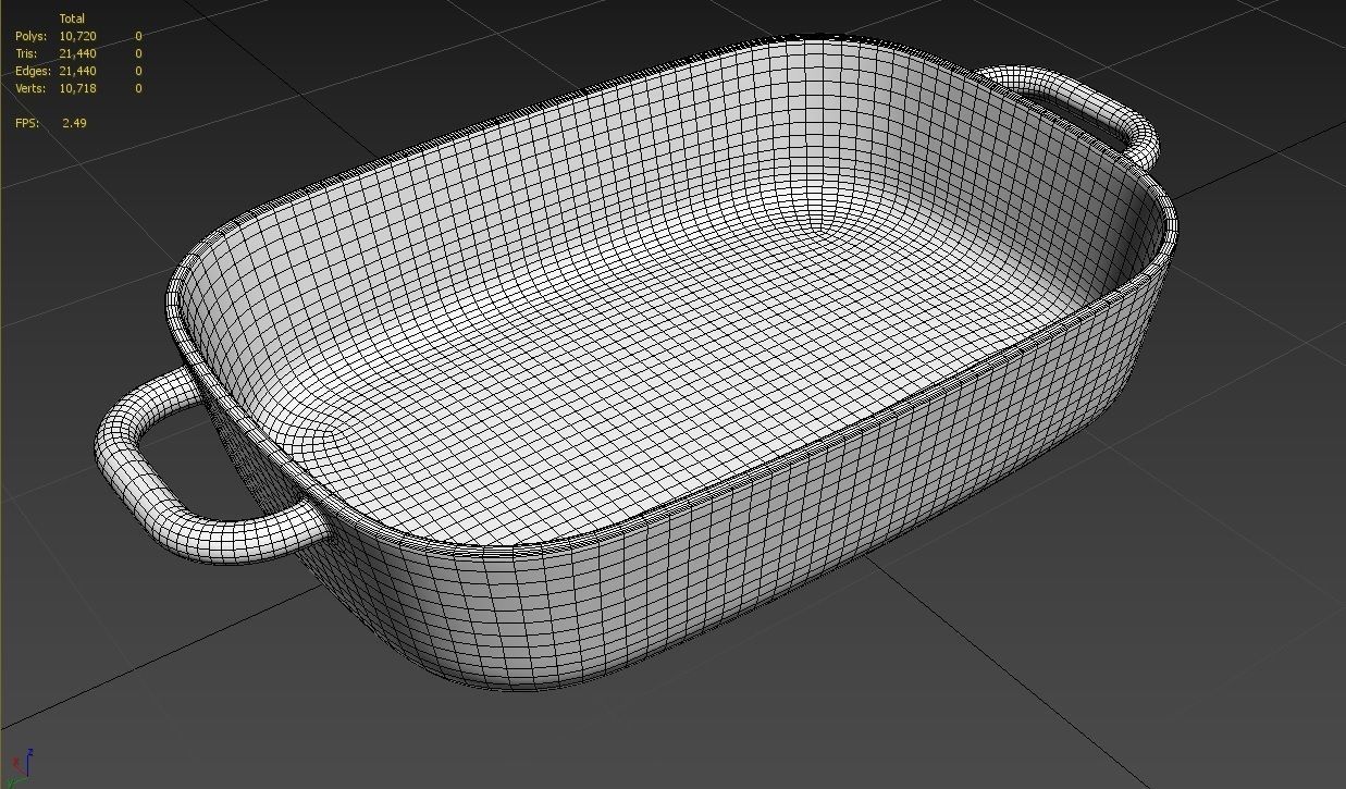 3D model Baking Dish M01 VR / AR / low-poly | CGTrader