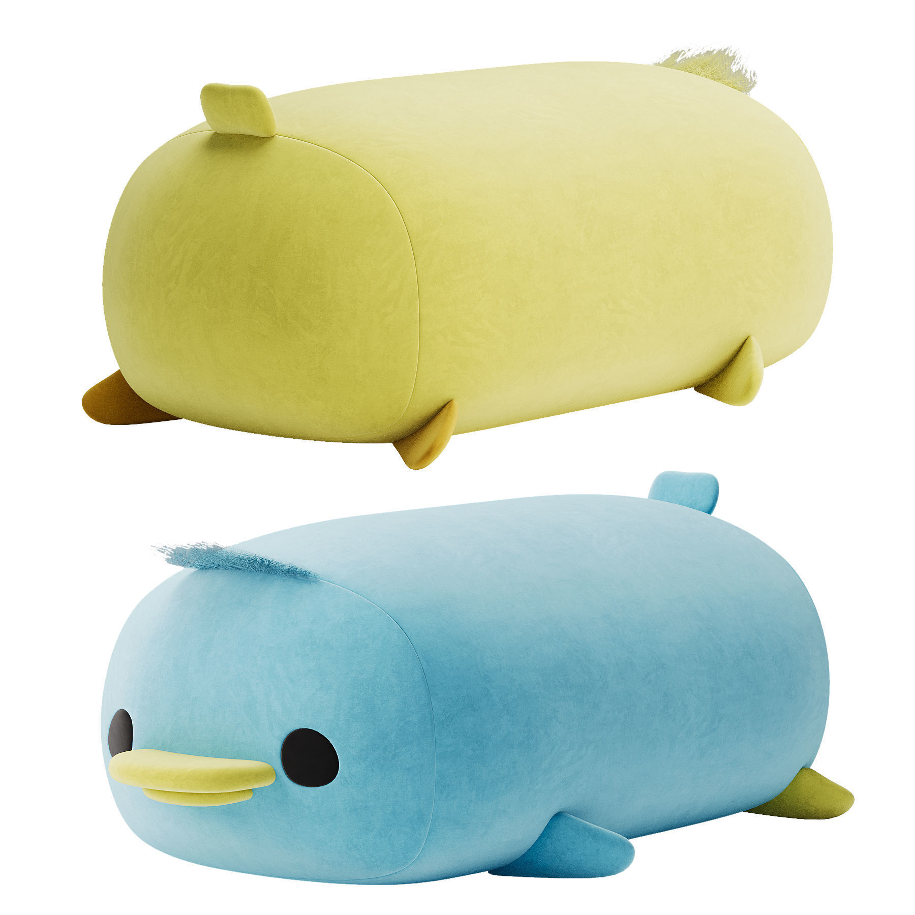 Jumbo Squishy Duck Plush 3D model | CGTrader