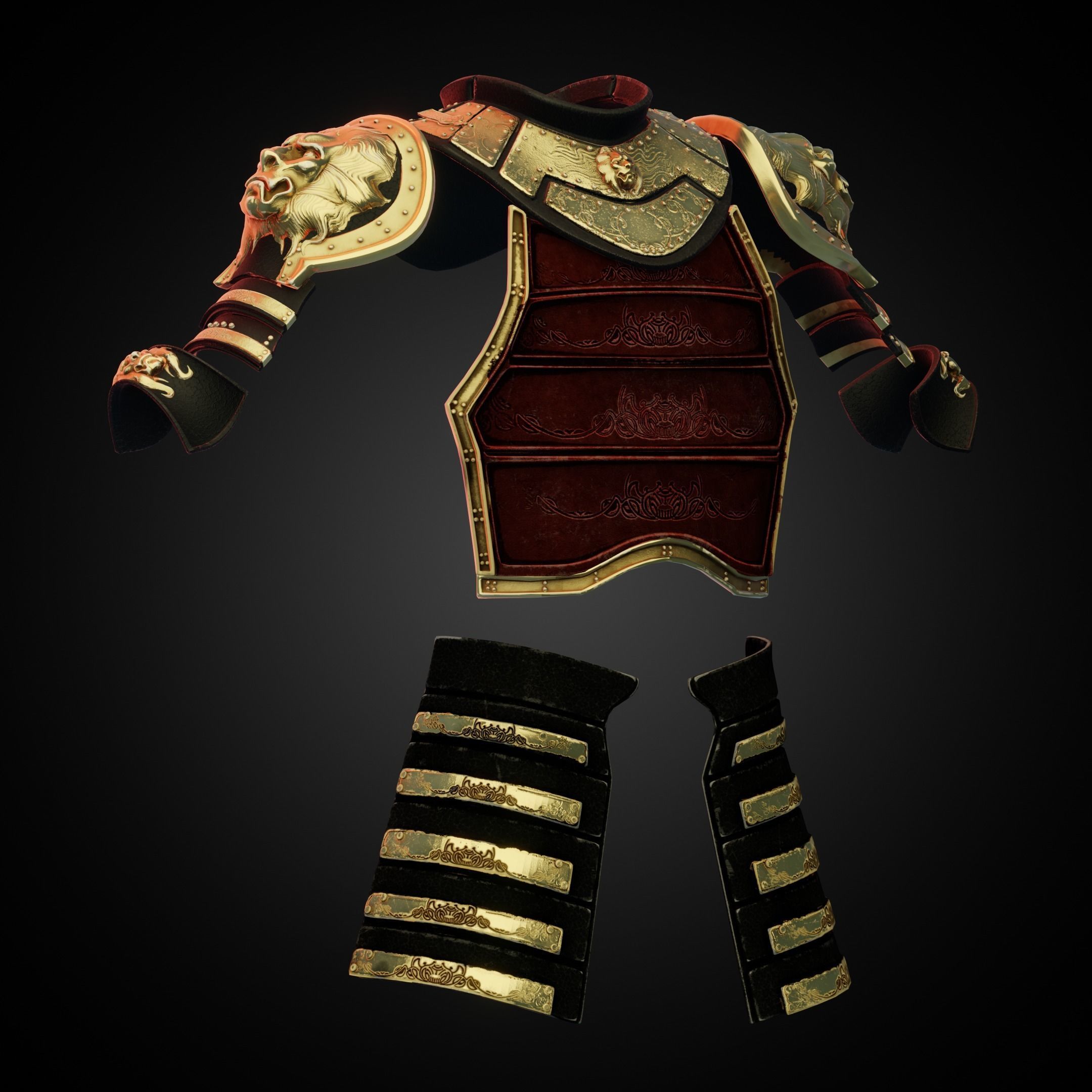 Game of Thrones Jaimie Lannister Armor for Cosplay 3D model 3D ...